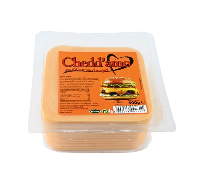 CHEDDAMO ΓΙΑ BURGER ΣΕ ΦΕΤΕΣ 500gr | ΤΥΡΙΑ ΚΟΜΜΕΝΑ/ΤΡΙΜΜΕΝΑ | FOODPATH ...